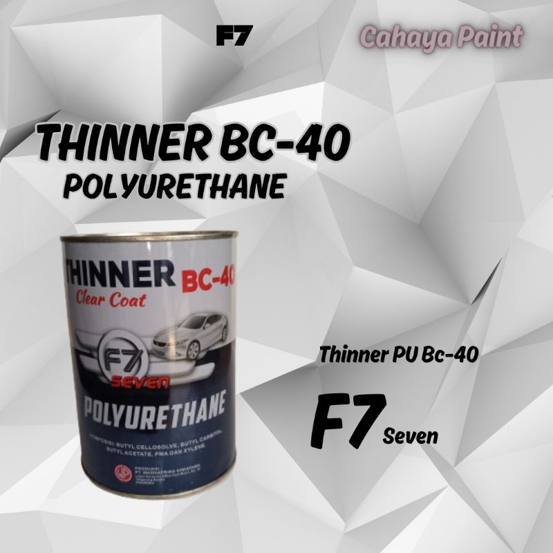 Jual THINNER F7 / THINNER BC -40 POLYURHETHANE | Shopee Indonesia