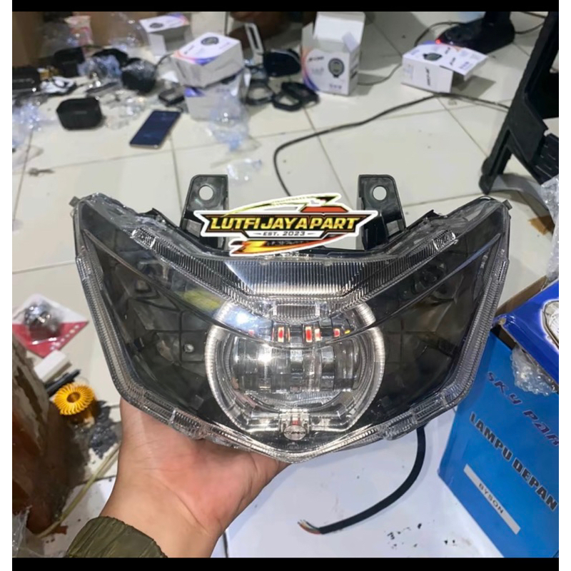 Jual New Reflektor Beat Deluxe 2020-2023 Set Biled Daymaker 4 lensa ...