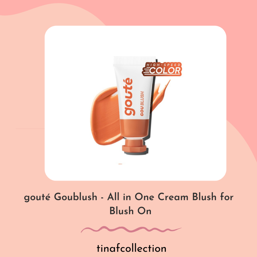 Jual gouté Goublush - All in One Cream Blush for Blush On, Eye Shadow ...