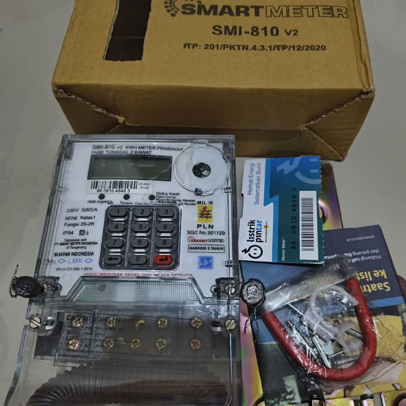 Jual KWH TOKEN PRABAYAR MERK SMART METER 5(60)A ORIGINAL | Shopee Indonesia