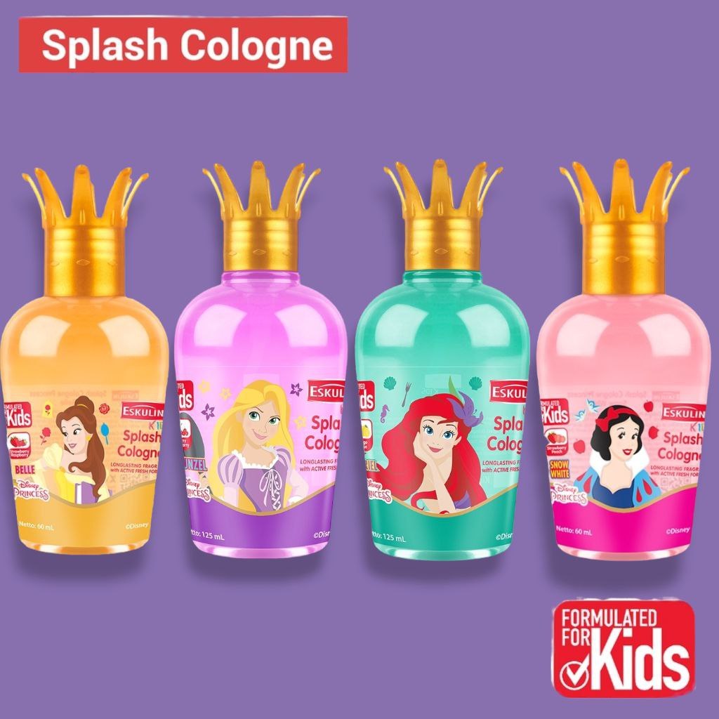 Jual Eskulin Kids Splash Cologne Princess 60ml / 125ml | Shopee Indonesia