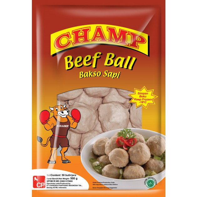 Jual Champ Beef Ball | Bakso Sapi | Ukuran 500 gr | Shopee Indonesia