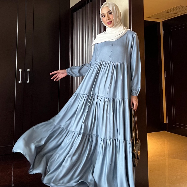 Jual KODE W78E GONEGANI OFFICIAL Dress Polos Inner Busui Amara Dress ...