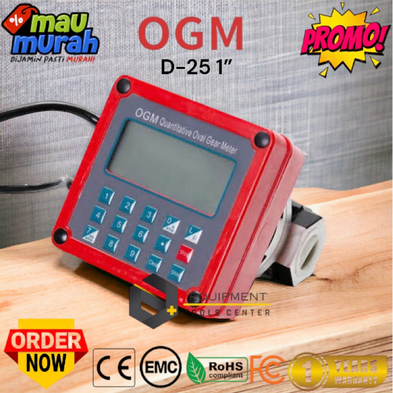 Jual flow meter solar Flowmeter oli digital OGM D-25 1 inch | Shopee Indonesia
