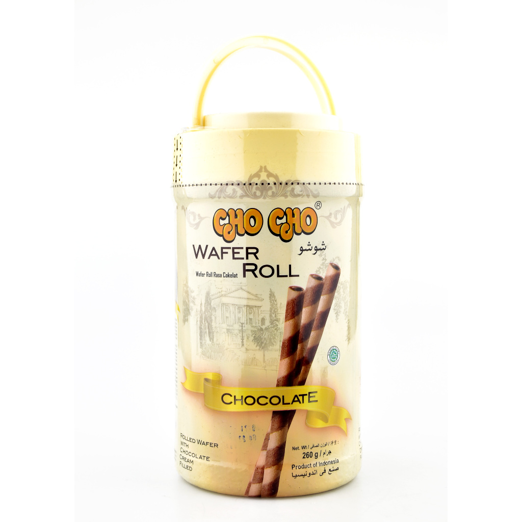 Jual Biskuit Wafer Roll Stick CHO CHO 260 Gr Tiramisu Chocolate ...