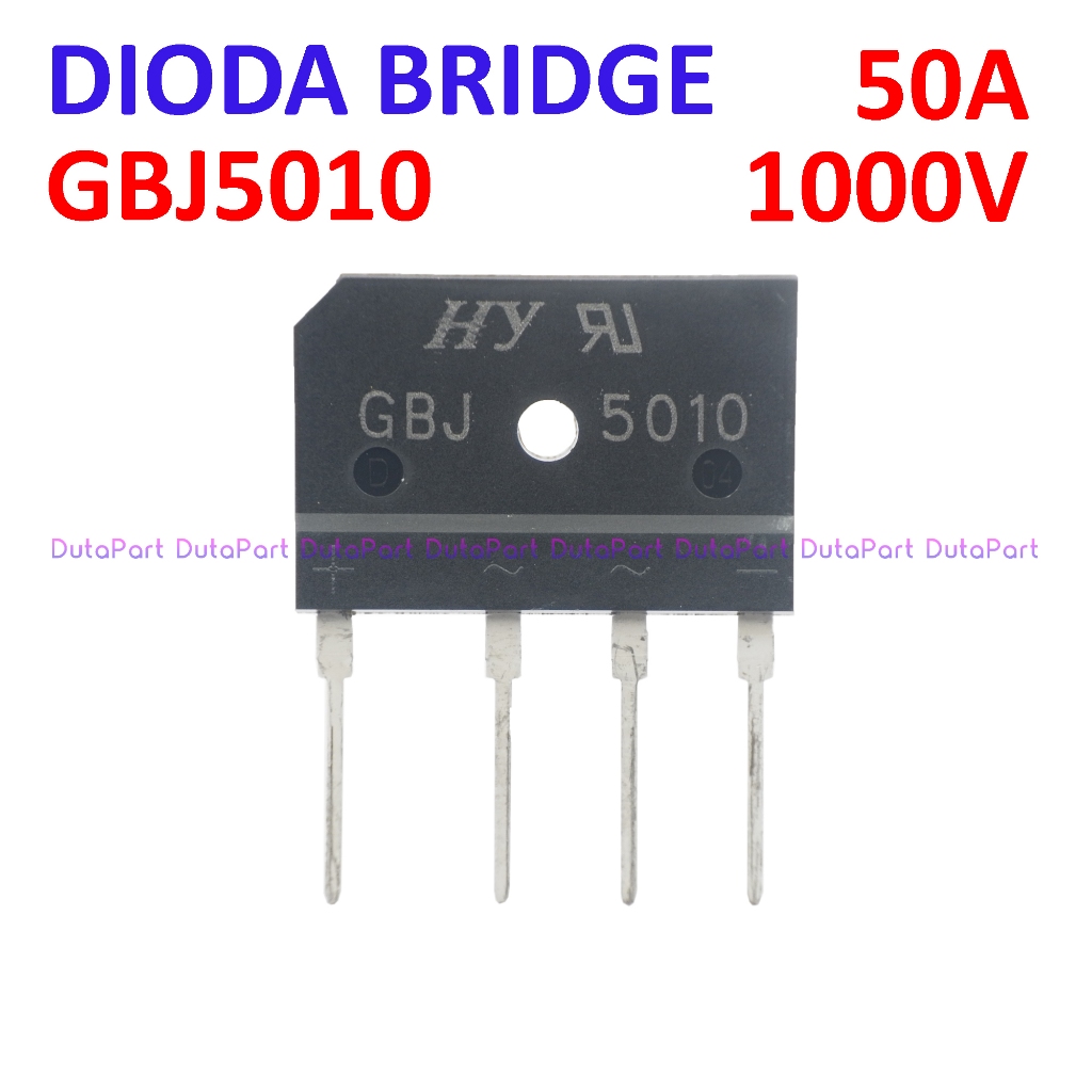 Jual GBJ5010 50A 1000V GBJ 5010 Dioda Bridge Sisir Jembatan Rectifier ...