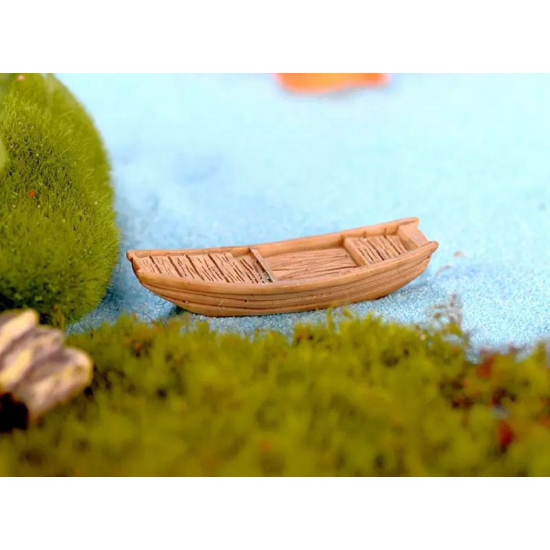 Jual Miniatur Perahu Kecil Patung Perahu Nelayan Dekorasi Perahu ...