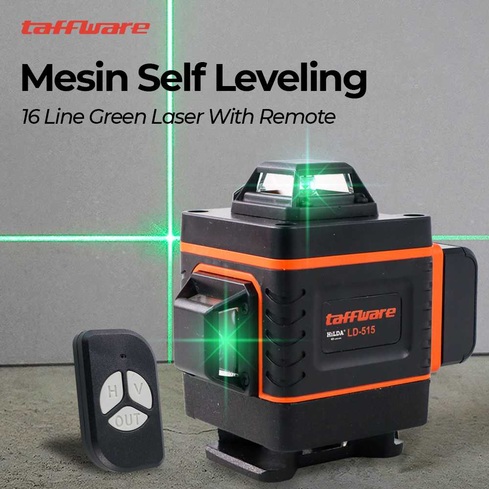 Jual Mesin Laser Level Auto Siku Bangunan 16 Line Self Leveling Leser ...