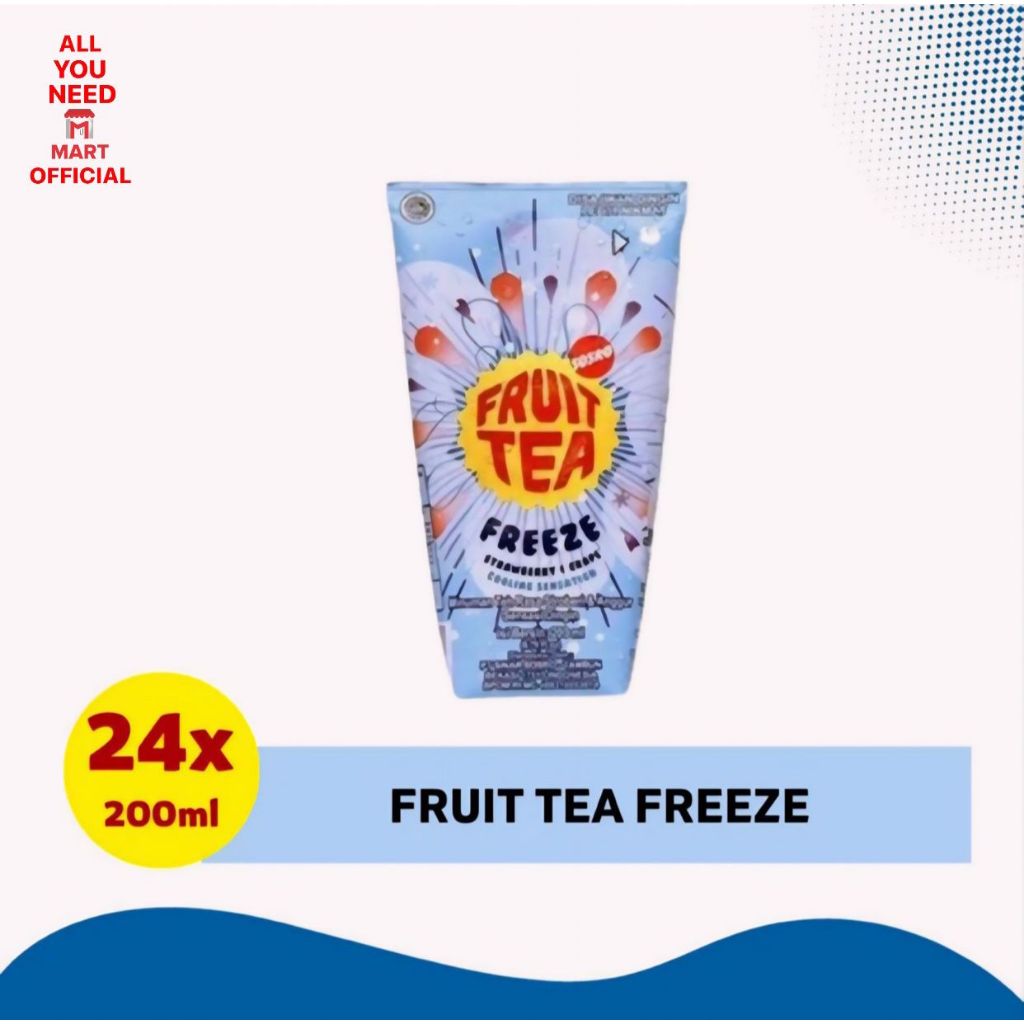 Jual FRUIT TEA SOSRO GENGGAM FREEZE 200ML ISI 24PCS/DUS EXP APRIL 2025 | Shopee Indonesia