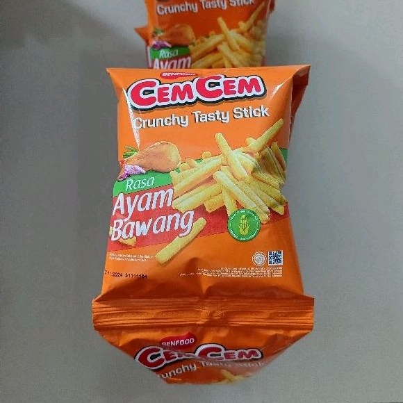 Jual CEMCEM STICK AYAM BAWANG RENTENG 2000AN ISI 10 BUNGKUS MURAH COCOK ...