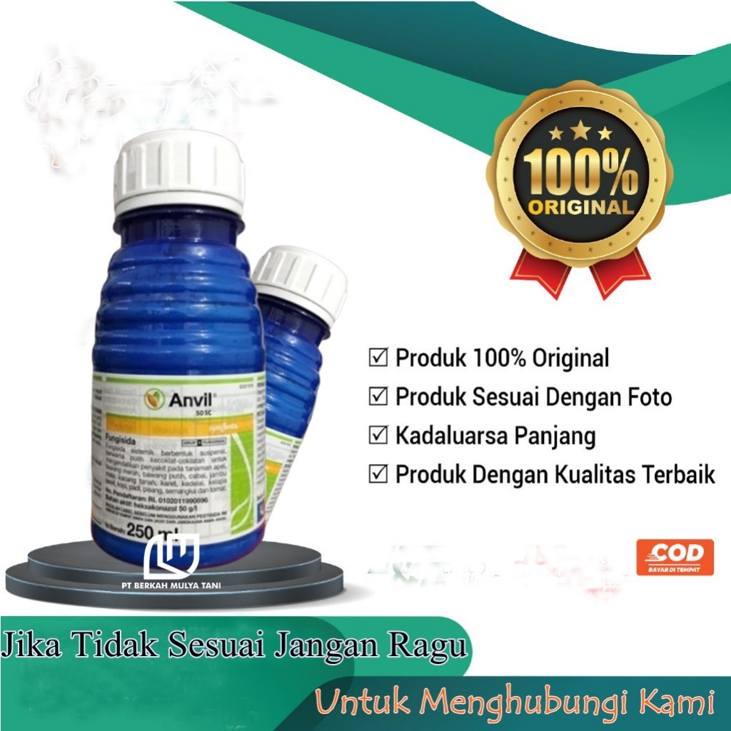Jual Fungisida Sistemik Anvil 50SC 250ml Original Syngenta Bahan Aktif ...