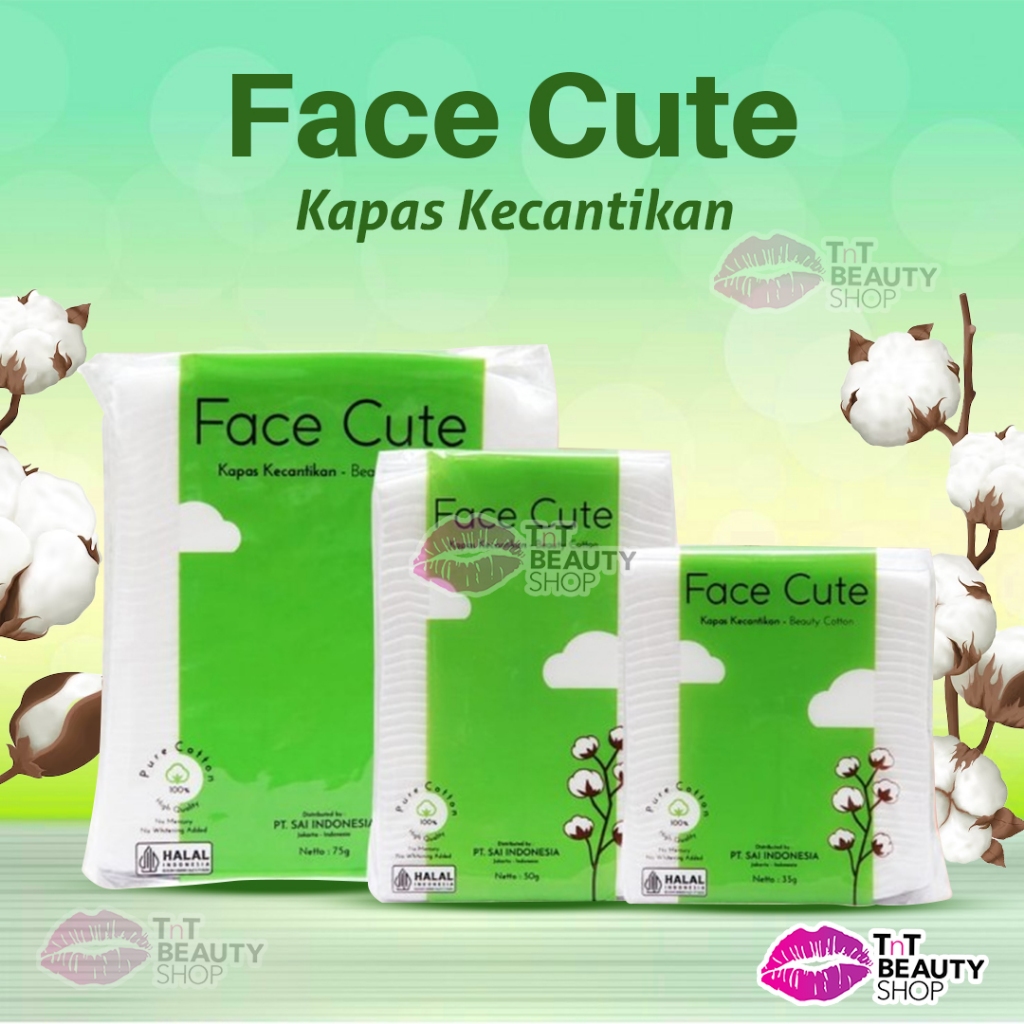 Jual Face Cute Facial Cotton Series Kapas Wajah | TnT Beauty Shop ...