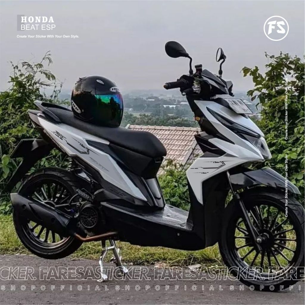 Jual X3 Striping HONDA BEAT ESP 2016-2019, STREET OLD Variasi, Sticker Curek Simple Limited ...