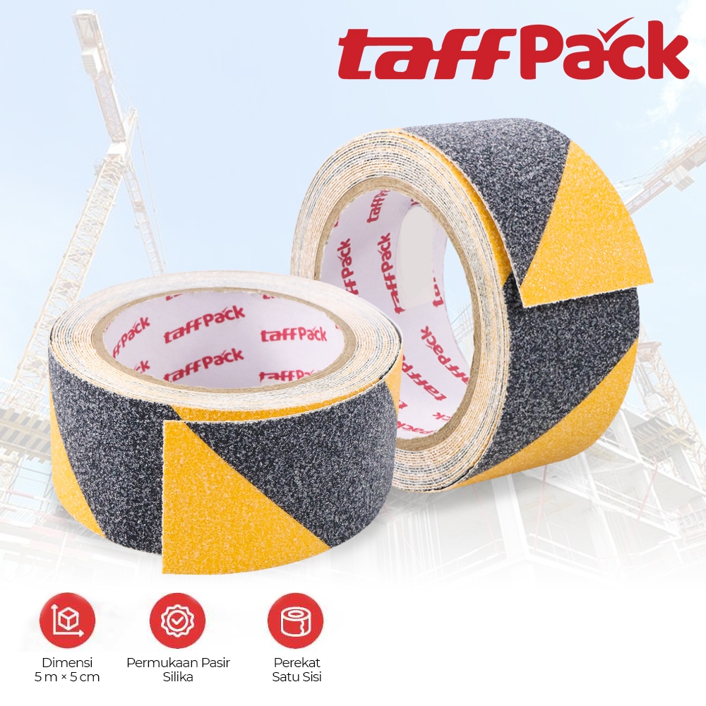 Jual Lakban Safety Tape 5m x 5cm Grip Anti Slip Watch Your Step Tangga Warning Pengingat Strong ...