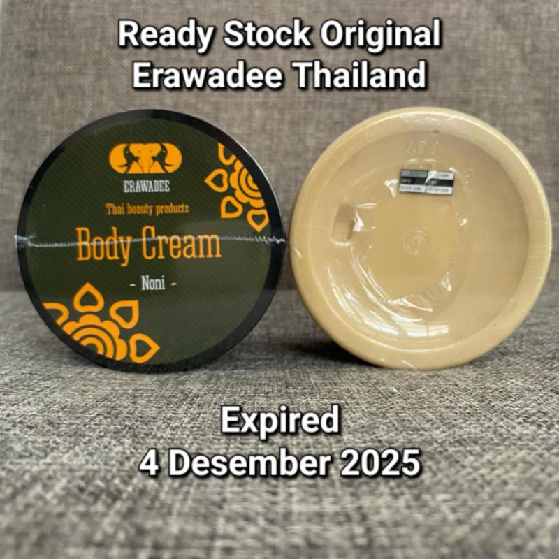 Jual Erawadee Body Cream Noni Original Thailand | Shopee Indonesia