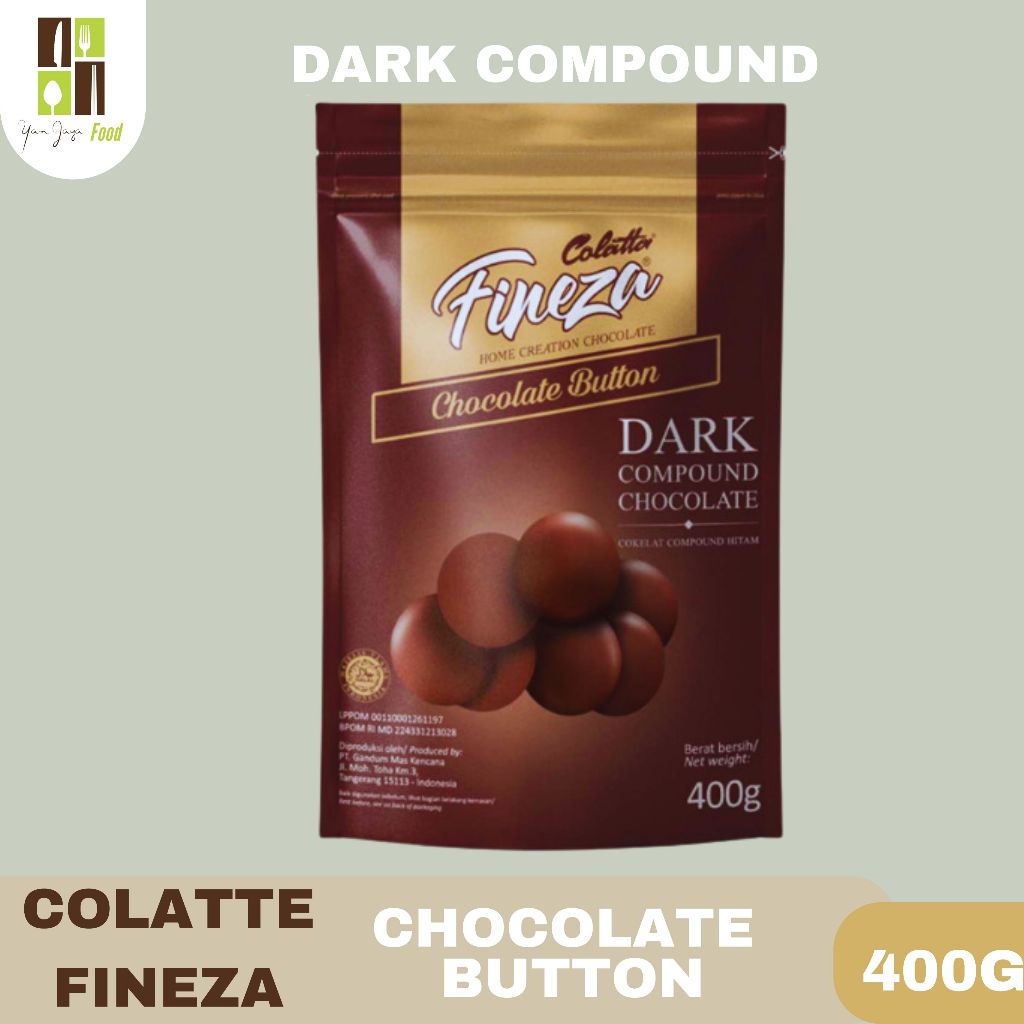 Jual Colatta Fineza Dark Compound / Chocolate Button / Coklat Hitam ...