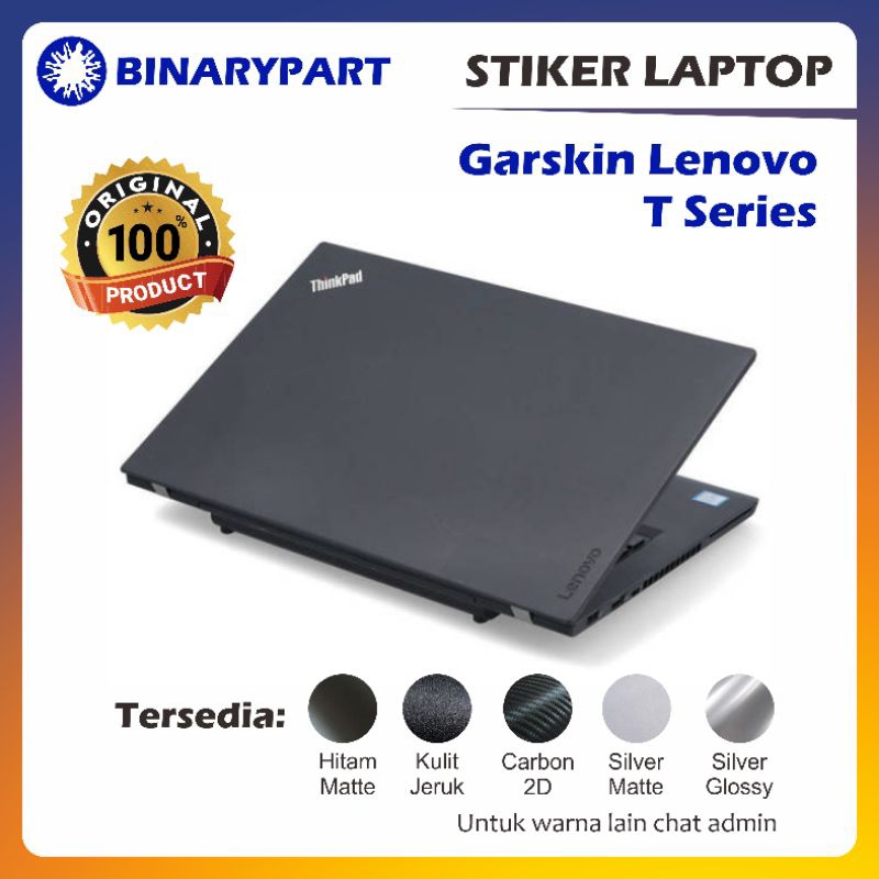 Jual (1) GARSKIN - Stiker Laptop Lenovo Thinkpad T Series T14-T440 ...