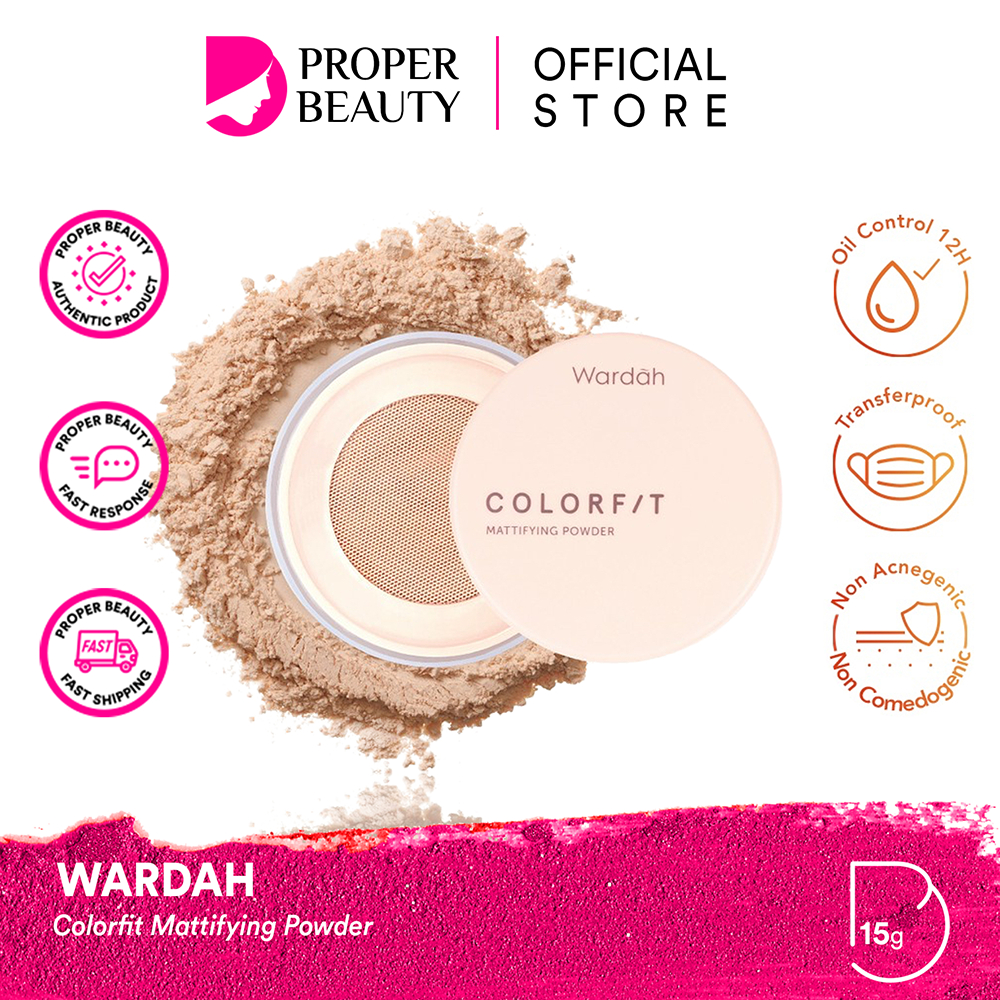 Jual WARDAH Colorfit Mattifying Powder Indonesia / Bedak Tabur Wajah ...