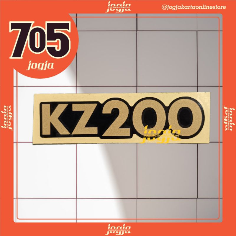 Jual Sticker Cutting Sticker Tebeng Samping Kawasaki Binter Merzy KZ200 ...