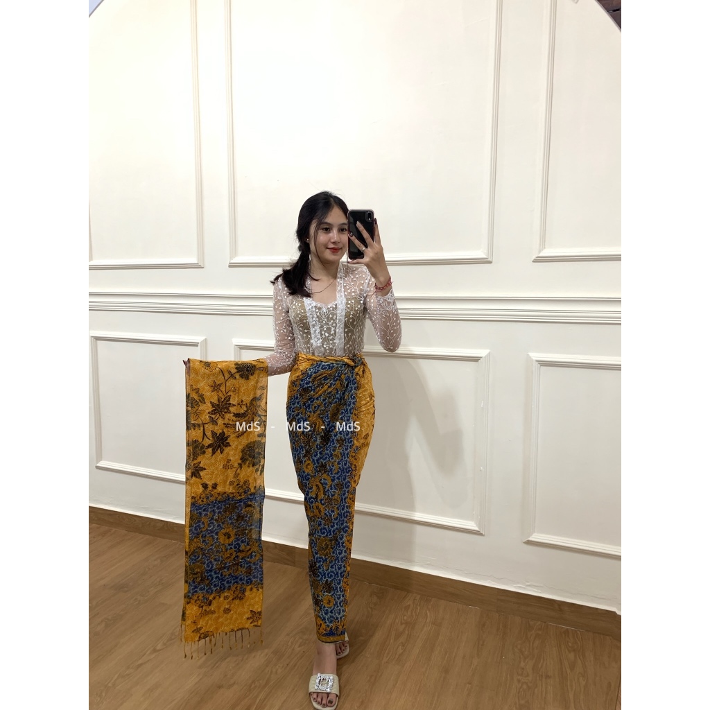 Jual Kamen Sutra Paris Motif ATBM Klasik Set Selendang by MdS | Shopee ...