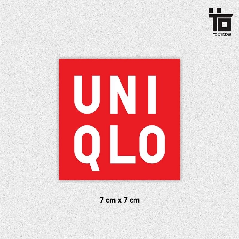 Jual STICKER UNIQLO/UNIQLO/STICKER BRAND | Shopee Indonesia