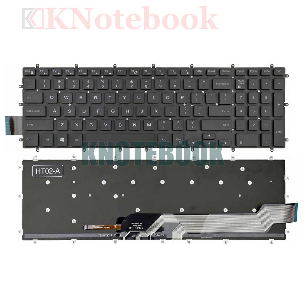 Jual Keyboard Dell Inspiron 15 5565 5567 5570 5575 5770 5775 7566 7567 ...