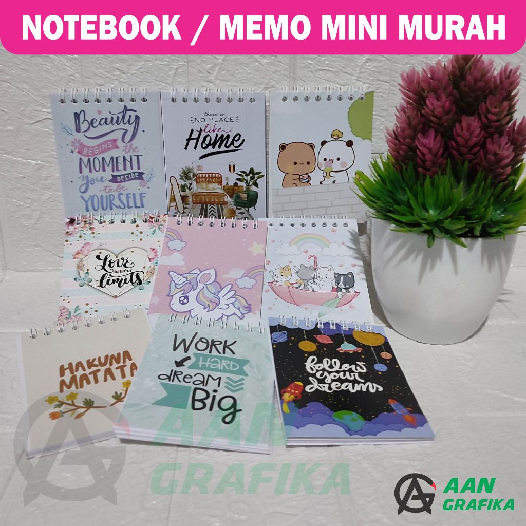 Jual Notebook Mini / Memo Mini Cute MURAH | Shopee Indonesia