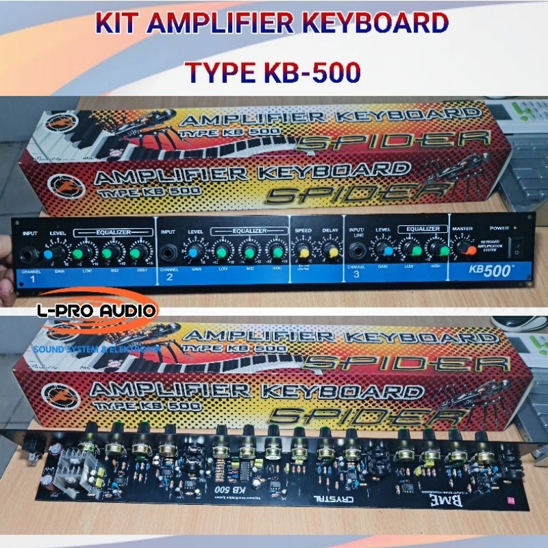 Jual Kit amplifier keyboard KB500 preamp ampli kendang KB 500 | Shopee ...