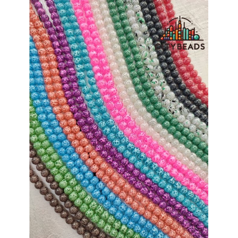 Jual City Beads 15 Gr Mote Bulat Mutiara Berat Motif Retak | Shopee ...