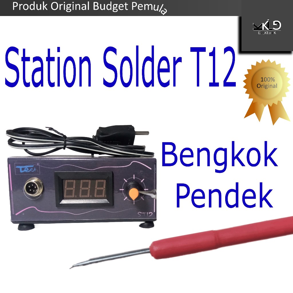 Jual Solder Station T12 Box Solder Solder set dan Tatakan Solder 3 in 1 ...