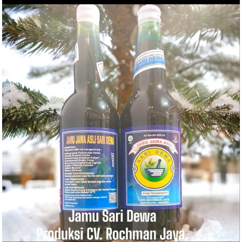 Jual Jamu Jawa Asli Cap Sari Dewa - 600 mL - manis & pahit | Shopee ...