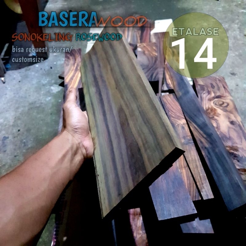 Jual kayu sonokeling 3x7x40 bisa customsize | Shopee Indonesia