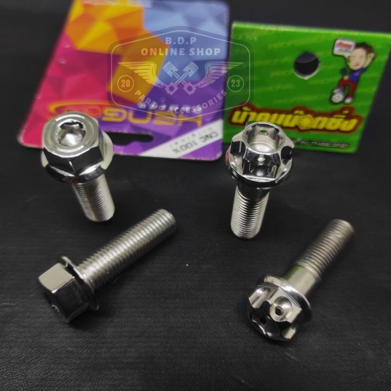 Jual baut breket kaliper yamaha RX-KING original probolt stainless thailand | Shopee Indonesia