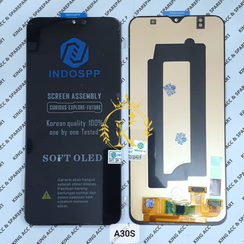 Jual INDOSPP LCD TOUCHSCREEN SAMSUNG GALAXY A30S / A307 / A307F / OLED ...