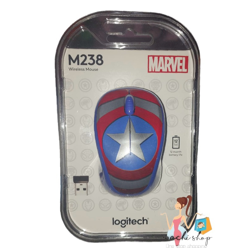 Jual Mouse logitech M238 captain america | Shopee Indonesia