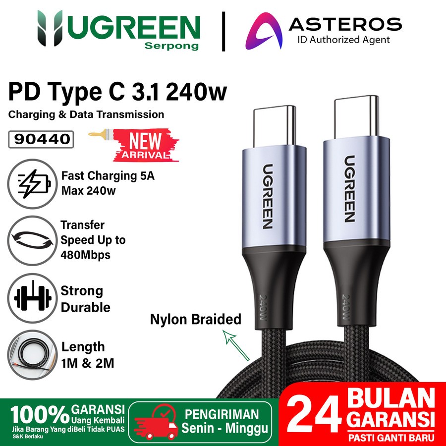 Jual Ugreen Usb C 5A 100Watt 240W Power Delivery - Ugreen 70427 70429 ...