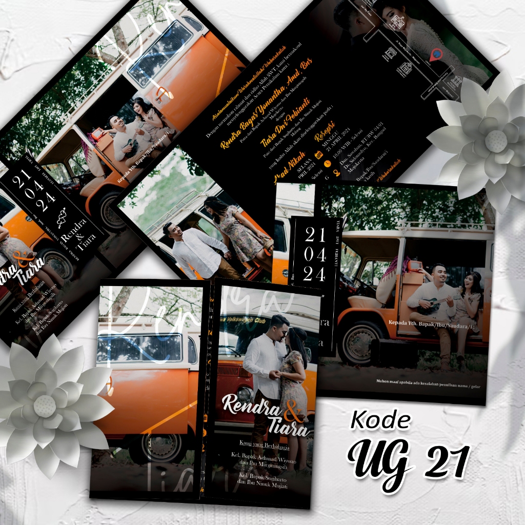 Jual Undangan Pernikahan Glosy, Full Colour Mengkilap, Undangan Premium ...