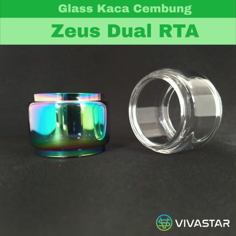 Jual Cadangan Kaca Zeus Dual RTA / Geekvape Z X Series Bubble Cembung ...