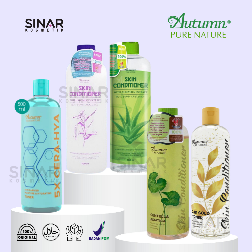 Jual Autumn Toner Skin Conditioner with Glycolic 7% / Peptide Collagen ...