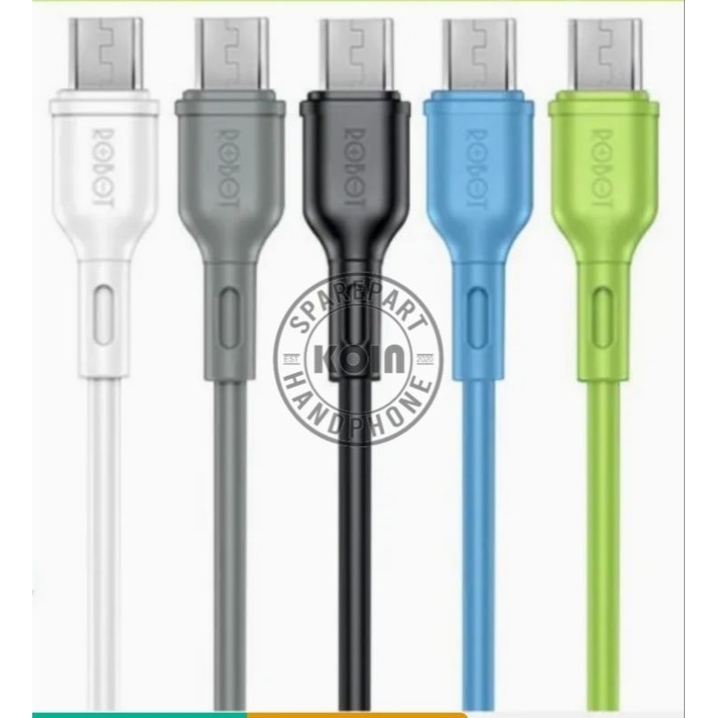 Jual KABEL DATA MICRO USB ROBOT RBM100 ORIGINAL | Shopee Indonesia