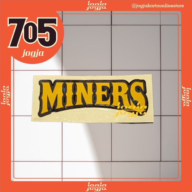 Jual Stiker Miners Cutting Sticker Geologi Tambang Reflektif | Shopee ...