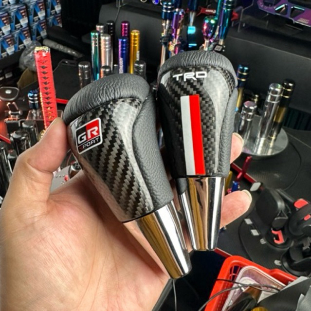 Jual Gear Shift Knob Tuas Persneling Mobil Toyota GR Sport TRD Kulit ...
