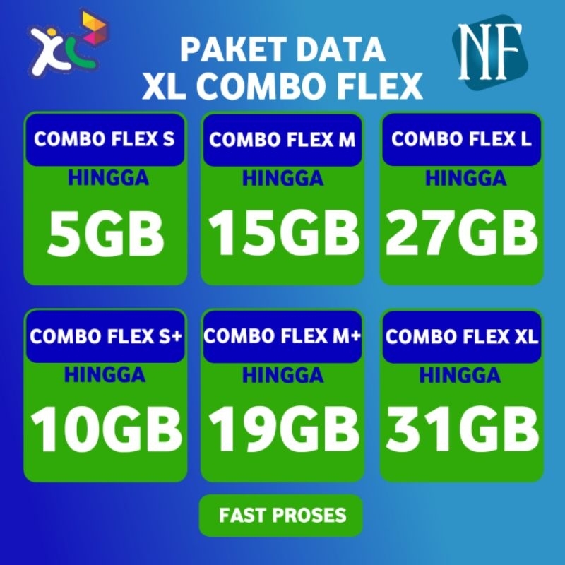 Jual PAKET DATA XL XTRA COMBO FLEX 30HARI | Shopee Indonesia