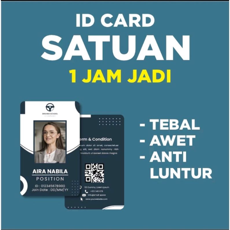 Jual ID CARD CUSTOM + GANTUNGAN | Shopee Indonesia