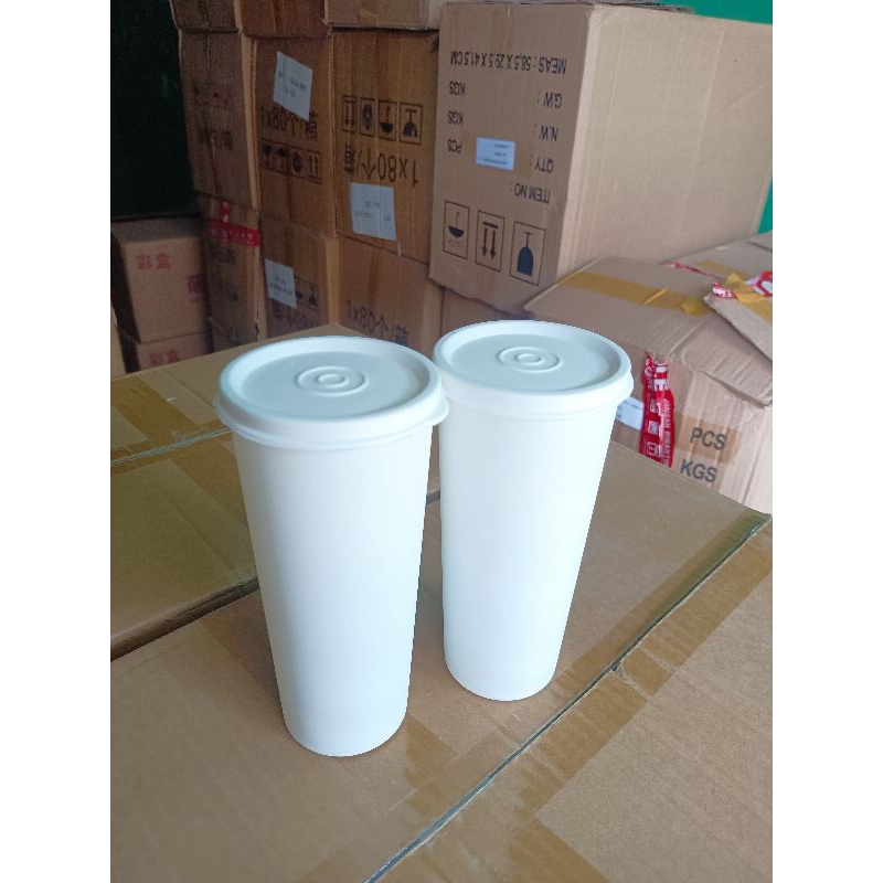Jual Cup Botol Minum Tutup Plastik 500ml / Tumbler Minum Tutup/ Tumbler ...
