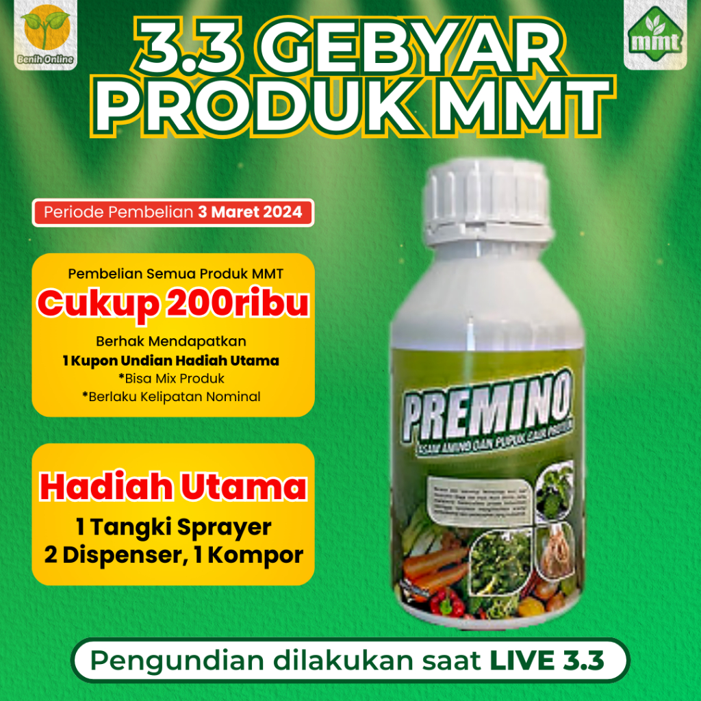 Jual PUPUK NUTRISI PEMULIHAN TANAMAN PREMINO 500 ML MMT | Shopee Indonesia