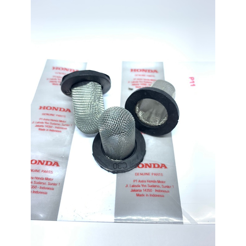 Jual screen oil filter saringan oli mesin bawah honda beat fi esp ...
