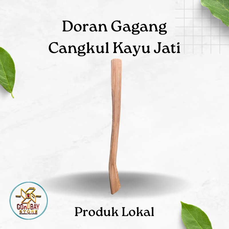 Jual Gagang Cangkul Kayu Jati Doran Pacul Kuat Alat Berkebun | Shopee ...