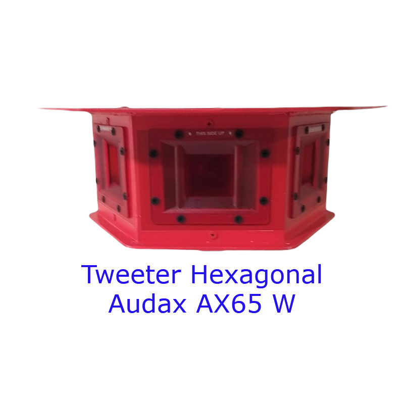 Jual Tweeter Hexagonal Audax Ax 65 W Warna Merah Anti Air - 6 Sisi 6 Penjuru | Shopee Indonesia