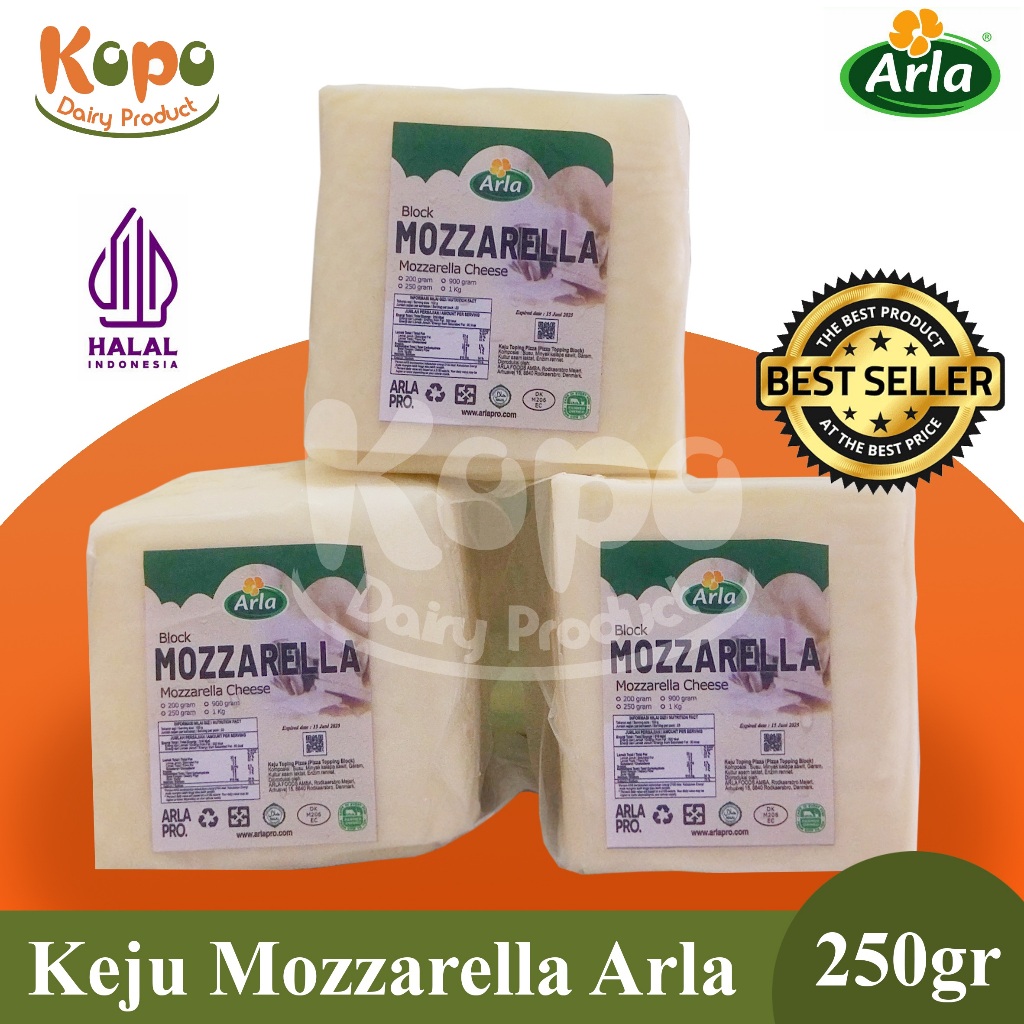 Jual Keju Mozzarella Arla - Arla Mozzarella Chesse (250gr) | Shopee ...